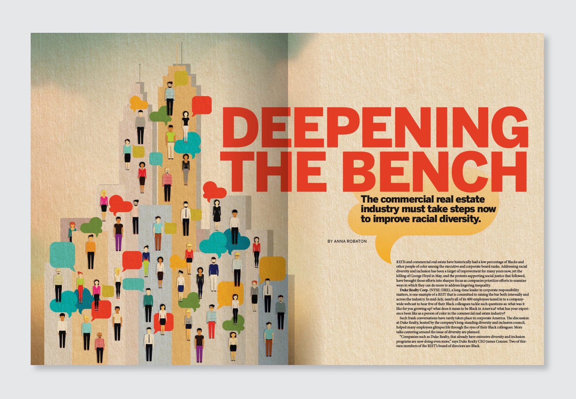 REIT Magazine Illustration - LTD Creative
