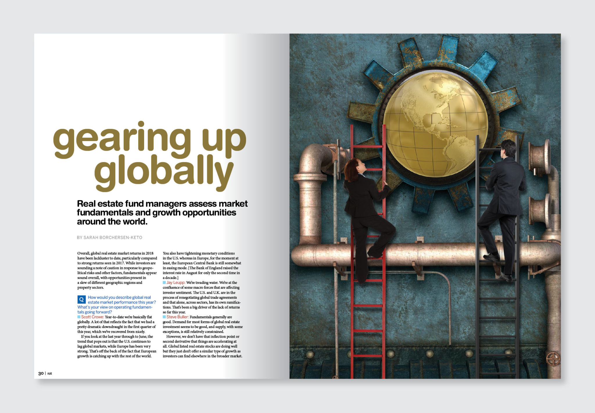 REIT Magazine Illustration - LTD Creative